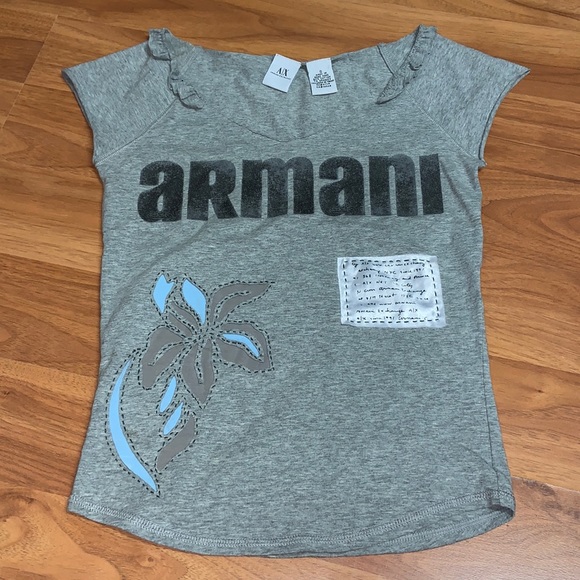 Armani Exchange | Tops | Armani Exchange Mixed Media Shirt | Poshmark